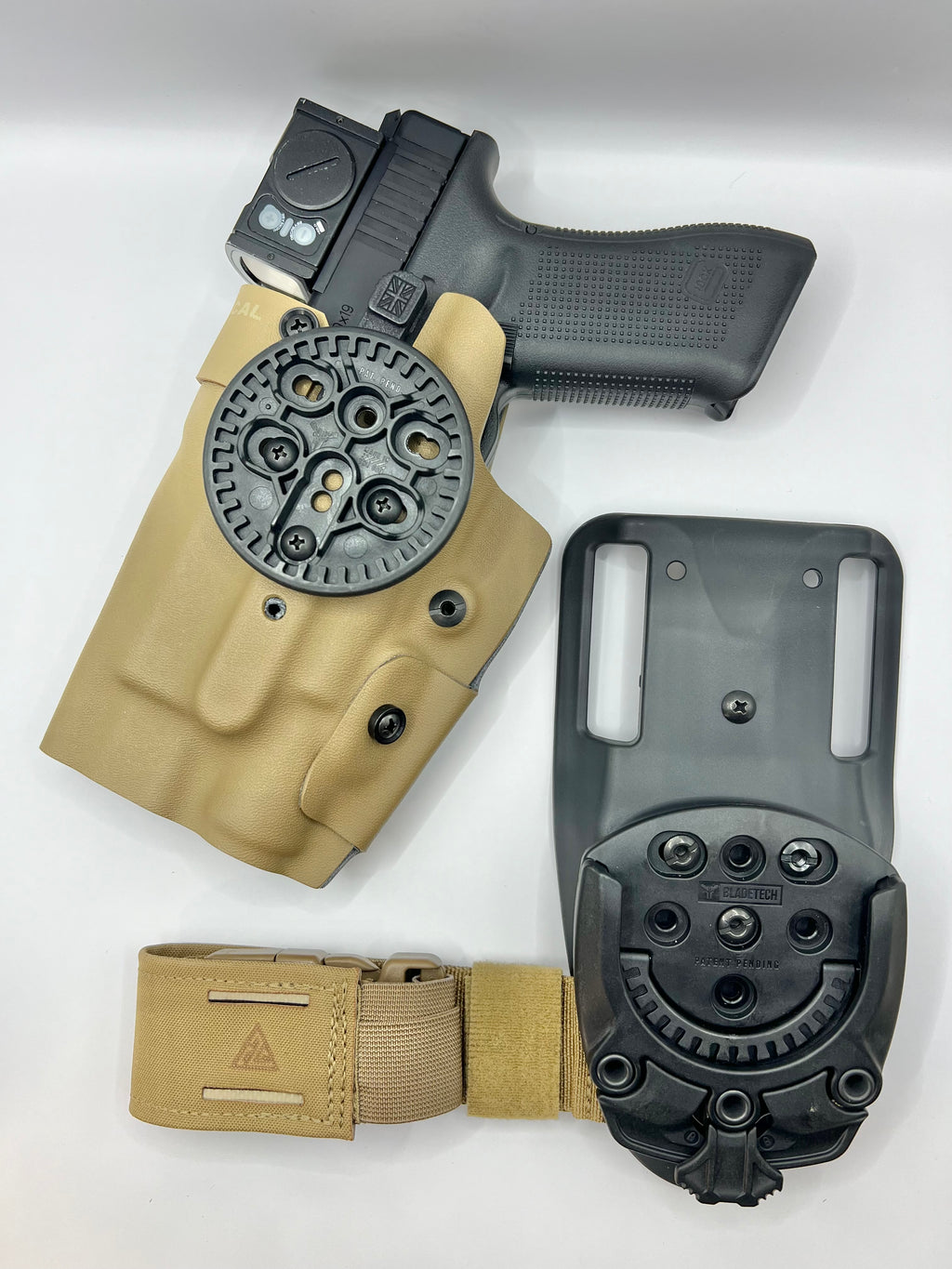 GLOCK 17 SUREFIRE X300/U-B LVL2 OVERT HOLSTER (GEN 4/5) – GM Tactical